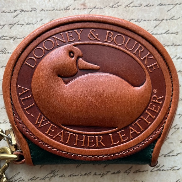 Dooney & Bourke | Bags | Vintage Dooney Bourke Duck Coin Purse Hunter ...
